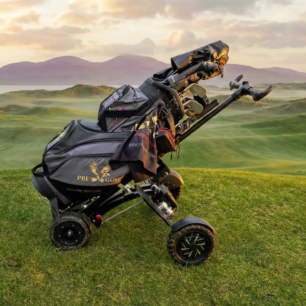 Electric Golf Push Cart with Remote Control for All Terrains – GetheSky